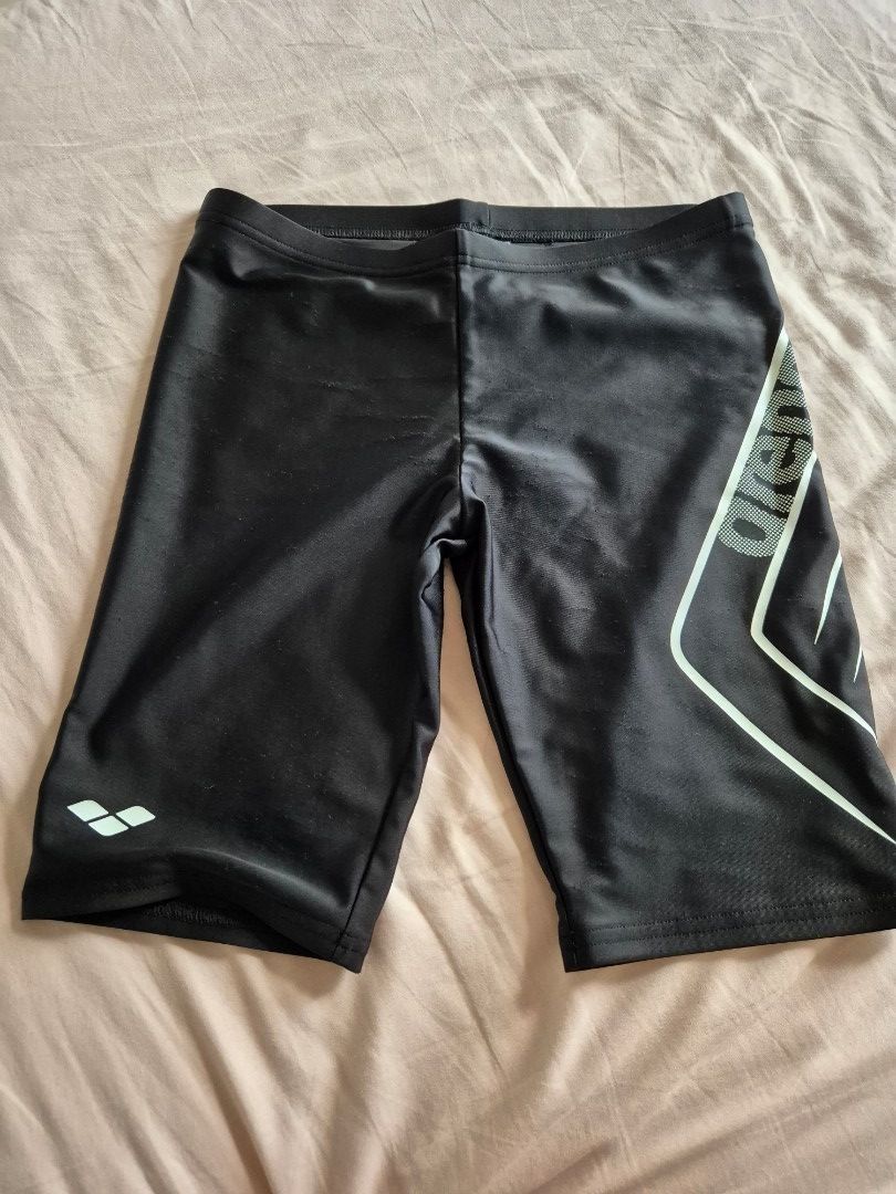 Boy Speedo rash guard and Arena swimsuit, Men's Fashion, Tops & Sets ...