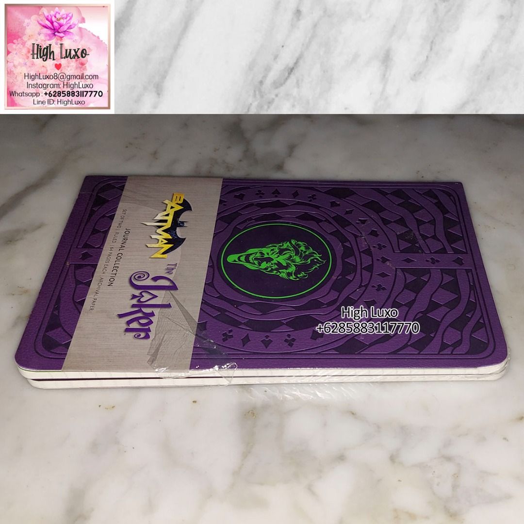 Buku Jurnal Batman The Joker Journal Collection Set Of Two Ruled 64 ...