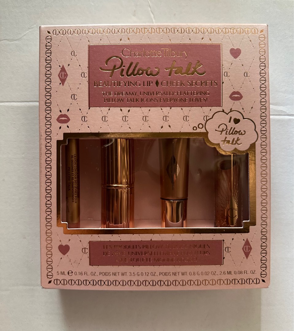 Charlotte Tilbury Pillow Talk Set, Beauty & Personal Care, Face, Makeup ...