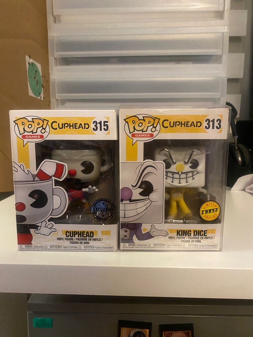 CUPHEAD Funko Pop Set Exclusive Limited Edition King Dice & Cuphead ...