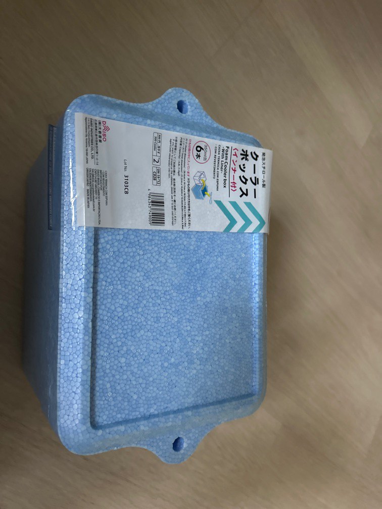 Daiso Foam Cooler box, Everything Else on Carousell