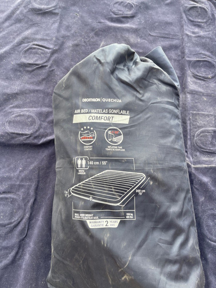 Decathlon Quechua Air Bed, Sports Equipment, Hiking & Camping on Carousell