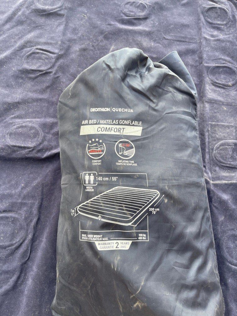 Decathlon Quechua Air Bed, Sports Equipment, Hiking & Camping on Carousell