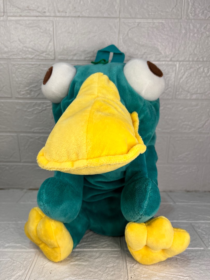 Disney Phineas and Ferb Character: Perry The Platypus Backpack x Plush ...