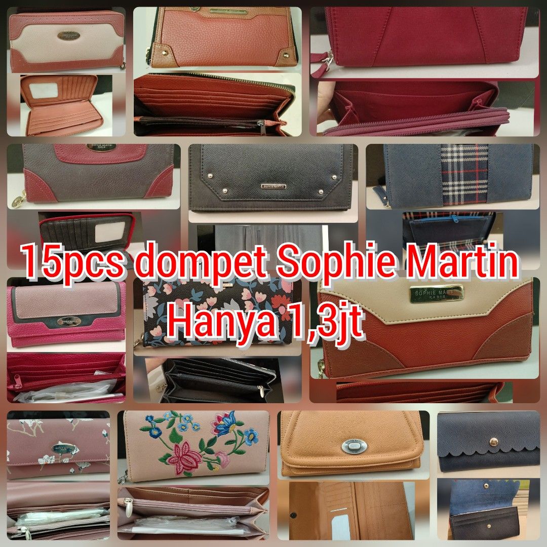 Dompet Sophie martin, Fesyen Wanita, Tas & Dompet di Carousell