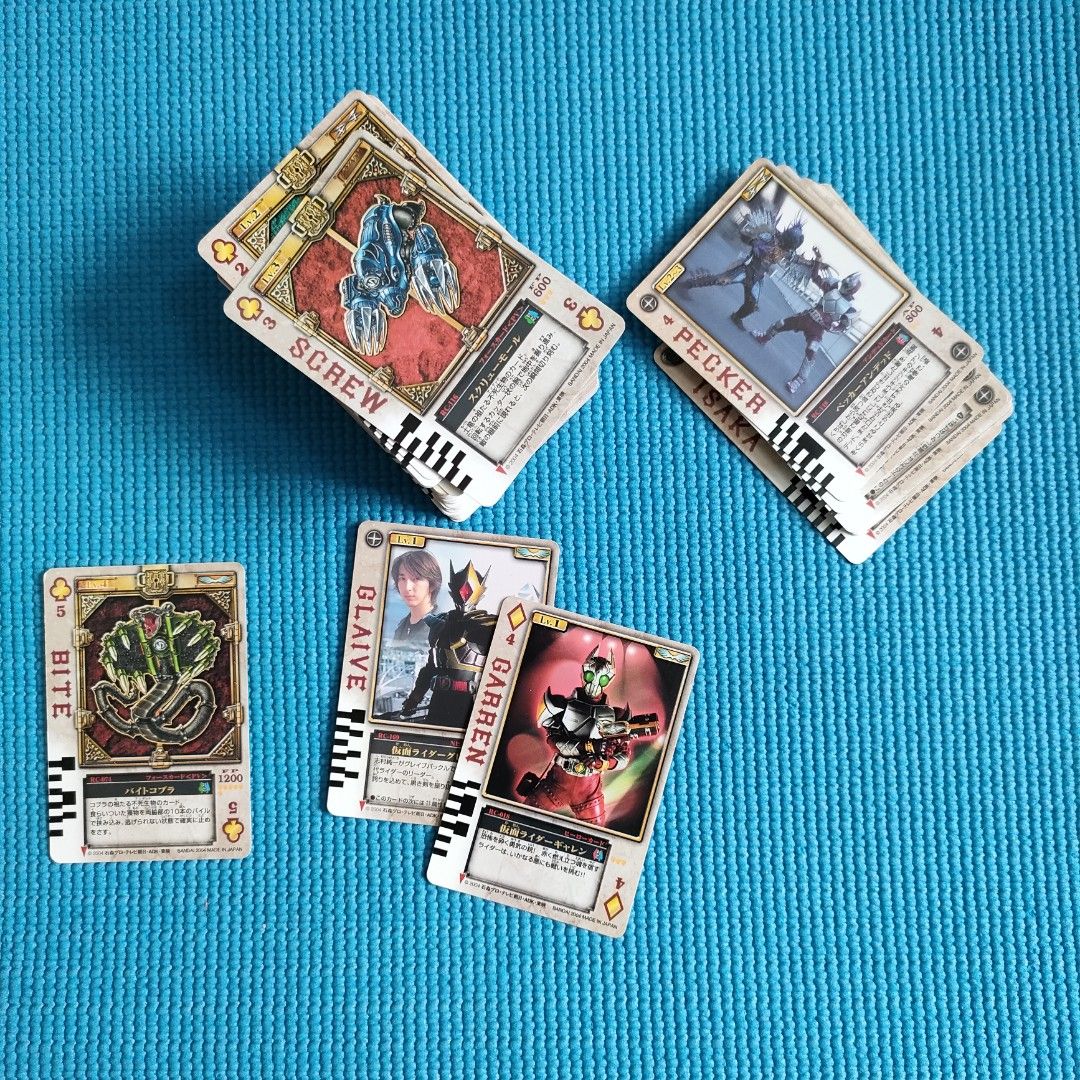 DX Rouse Card Bandai 2004 RARE Kamen Rider Blade playing card poker ...