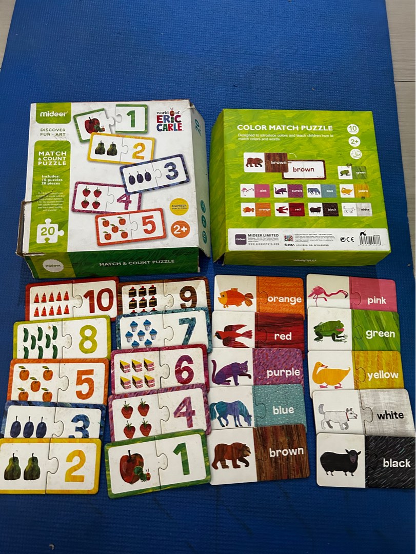 Eric carle puzzles, Hobbies & Toys, Toys & Games on Carousell