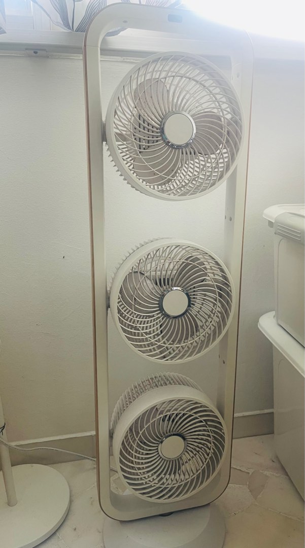 EuropAce 9 Inch Trio Turbo Oscillating Fan, Furniture & Home Living ...