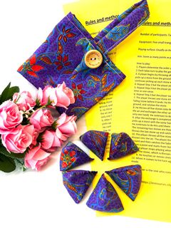 5 Five stones Game with extra stone, carrier and instruction sheet ...