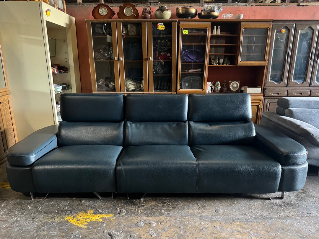 Genuine leather sofa from KOREA, Furniture & Home Living, Furniture ...