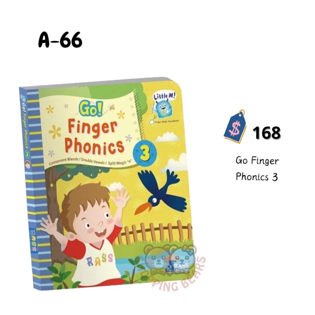 Go Finger Phonics 3, 興趣及遊戲, 書本 & 文具, 兒童書籍 - Carousell