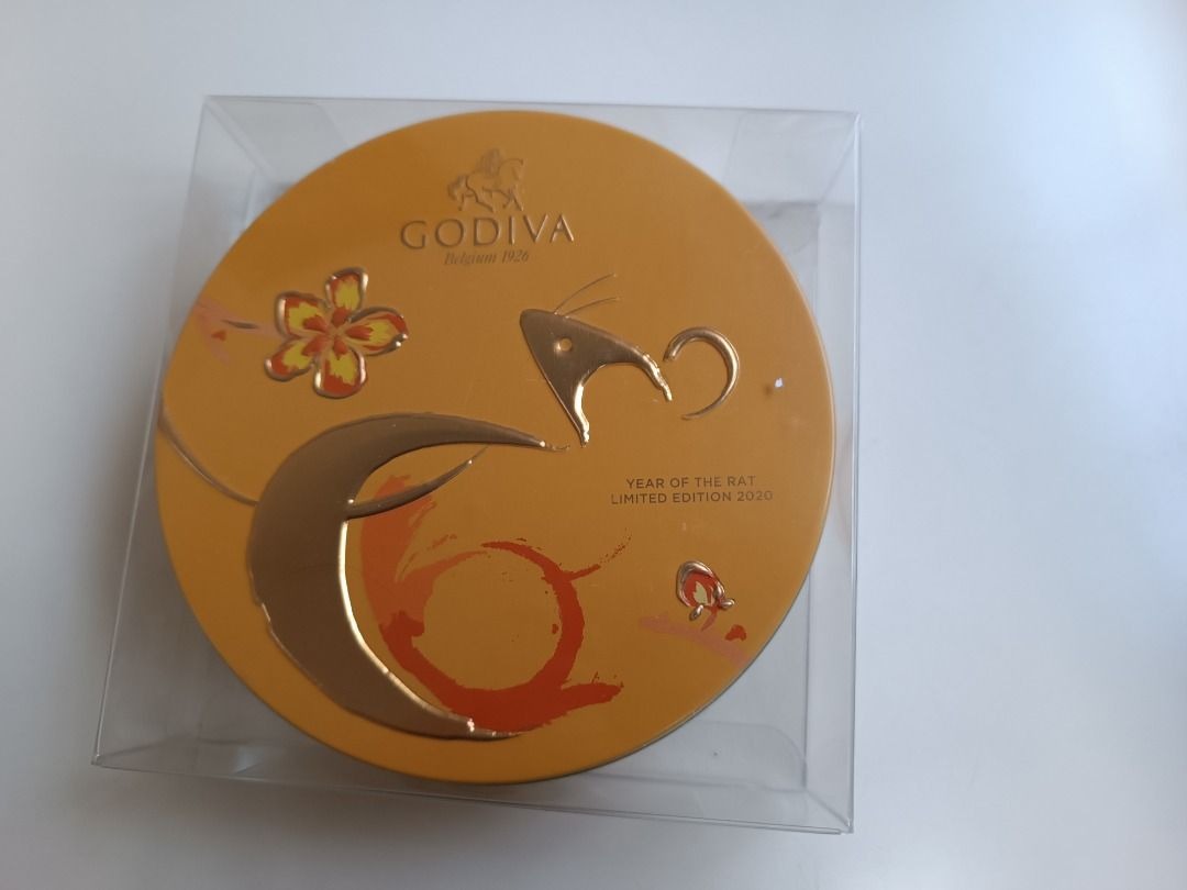 Godiva Metal Tin (Limited Edition Year of the Rat 2020), Furniture ...