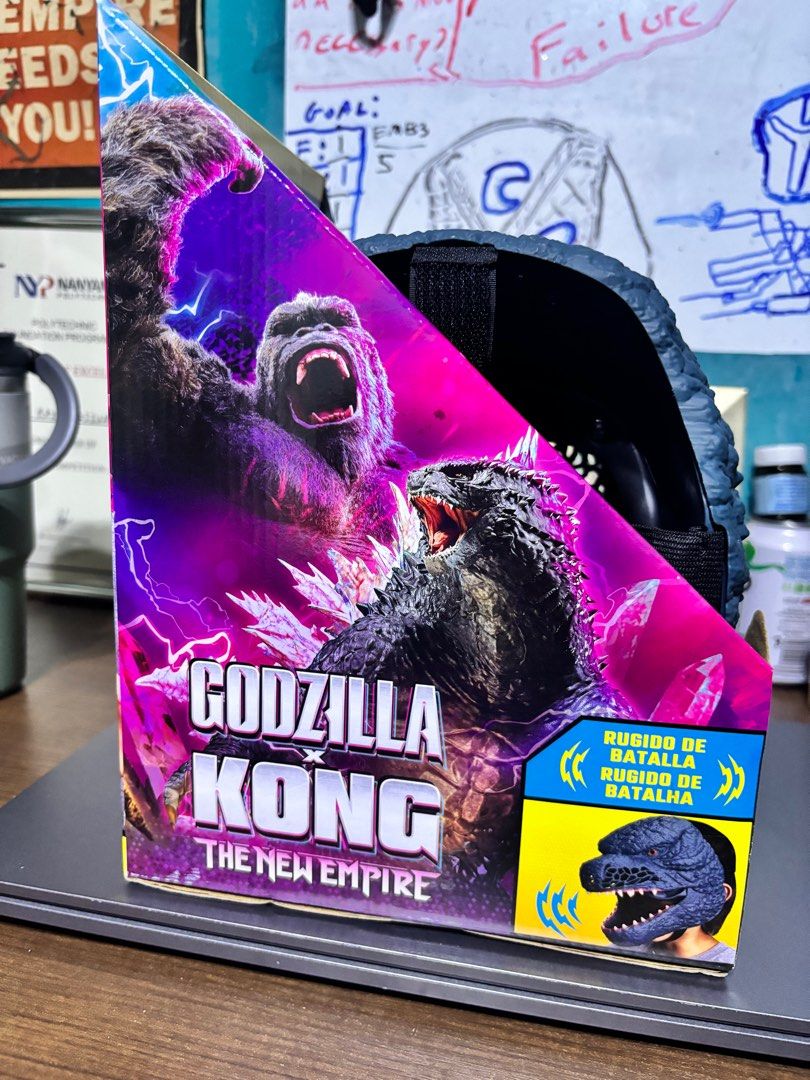 Godzilla X Kong Toys! Godzilla Mask, Skar King 6 inch, and Godzilla V ...