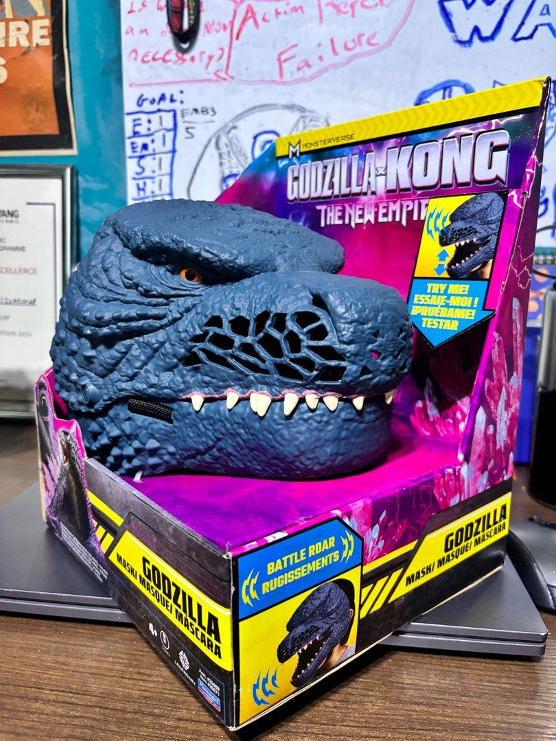 Godzilla X Kong Toys! Godzilla Mask, Skar King 6 inch, and Godzilla V ...
