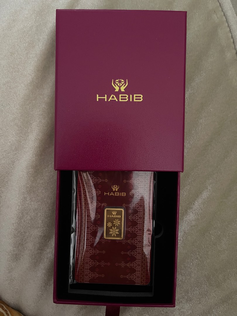 Gold bar Habib 2.5 gr, Luxury, Accessories on Carousell