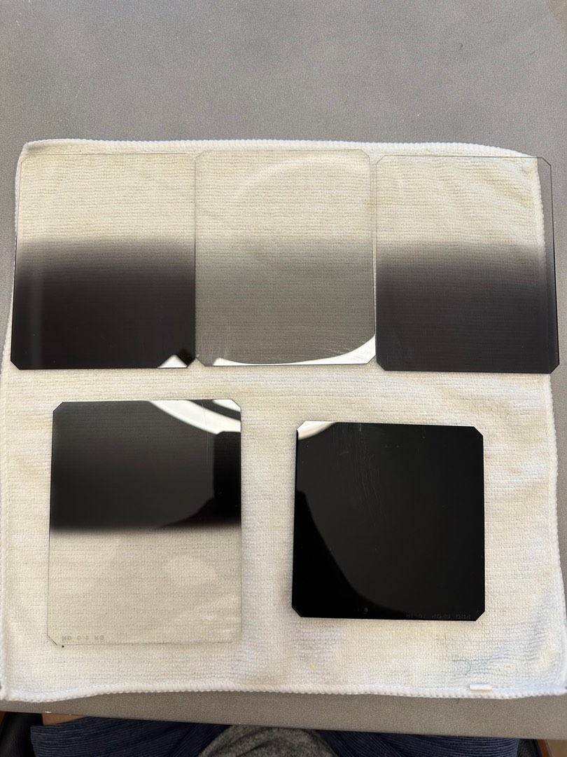 HiTech filter system GND, RG, Big stopper + Mount, 攝影器材, 鏡頭及裝備 - Carousell