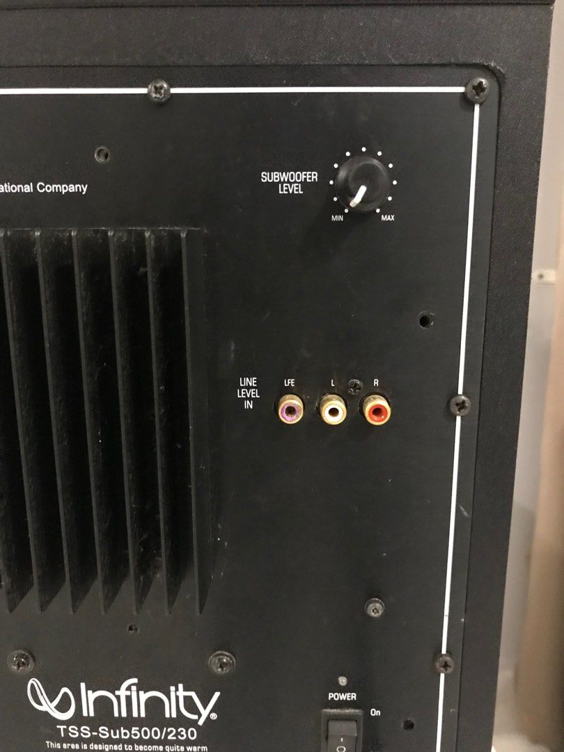 Infinity subwoofer, Audio, Soundbars, Speakers & Amplifiers on Carousell