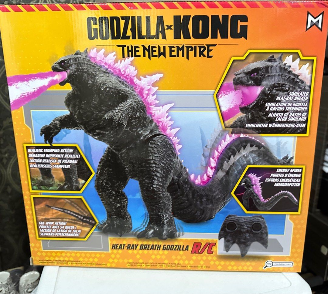 Jada Godzilla x Kong The new empire Heat ray breath godzilla R/C ...