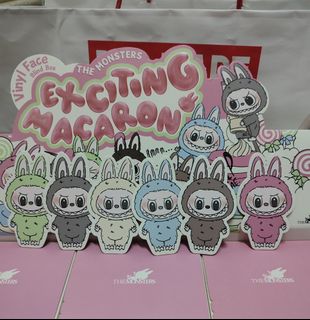 Labubu tasty macaron soymilk/ lychee berry/ seasalt / sesame, Hobbies ...