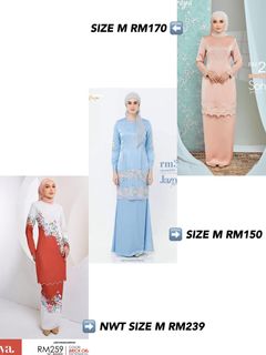LEEYANARAHMAN, Women's Fashion, Muslimah Fashion, Baju Kurung & sets on ...