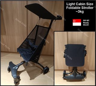 Tavo Amber compact light weight stroller cabin size, Babies & Kids ...