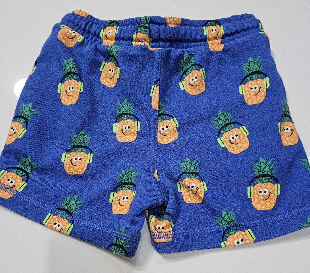 M&S Cotton Rich Tropical Fruits Shorts, Babies & Kids, Babies & Kids ...