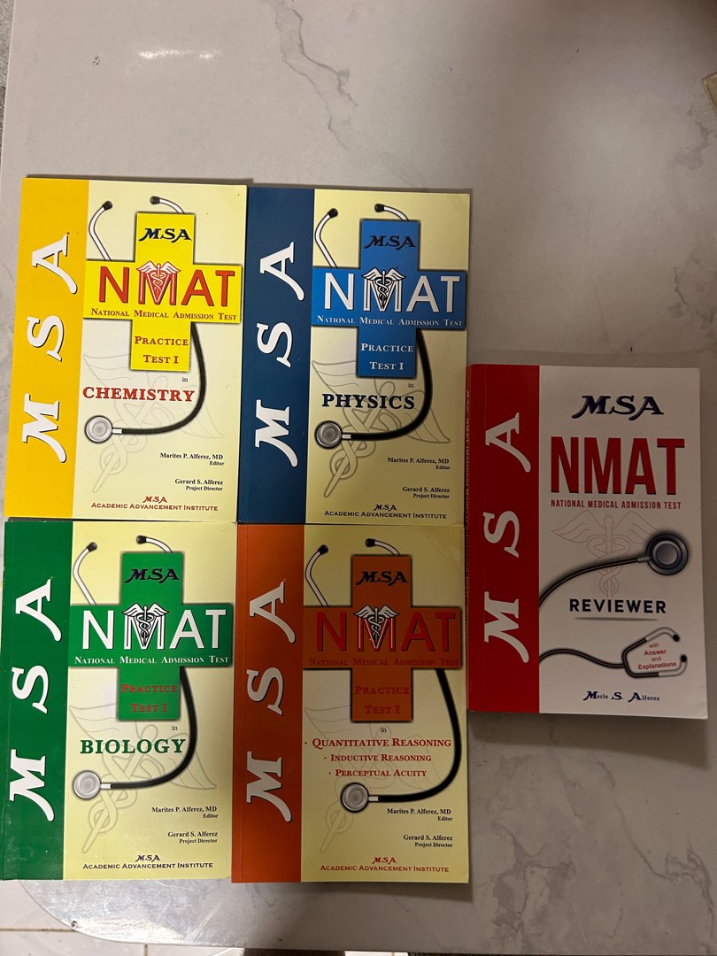 MSA NMAT Reviewer (COMPLETE SET), Hobbies & Toys, Books & Magazines ...
