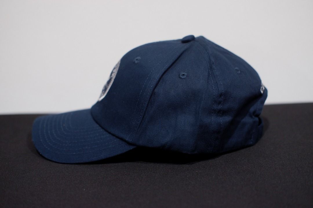 Navy Blue logo curved cap/hat by Converse, Men's Fashion, Watches ...