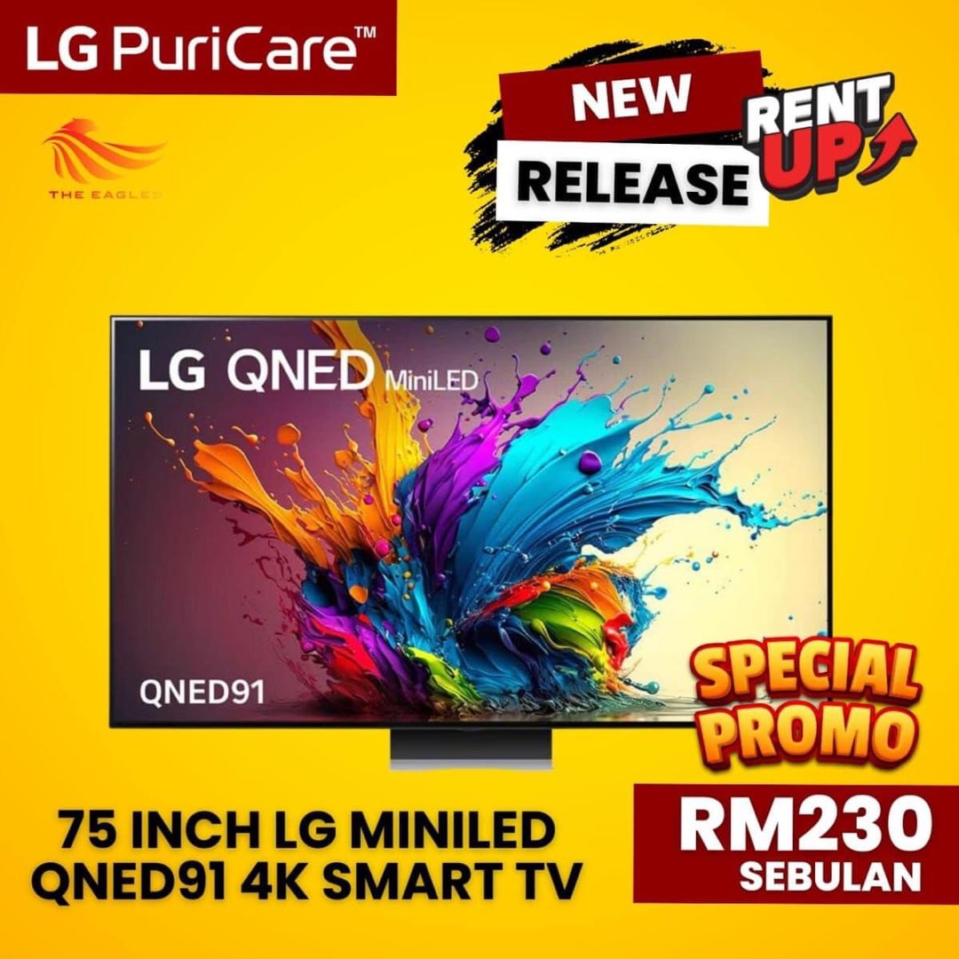 NEW - TV LG QNED91 ( 75 INCHI), TV & Home Appliances, TV ...