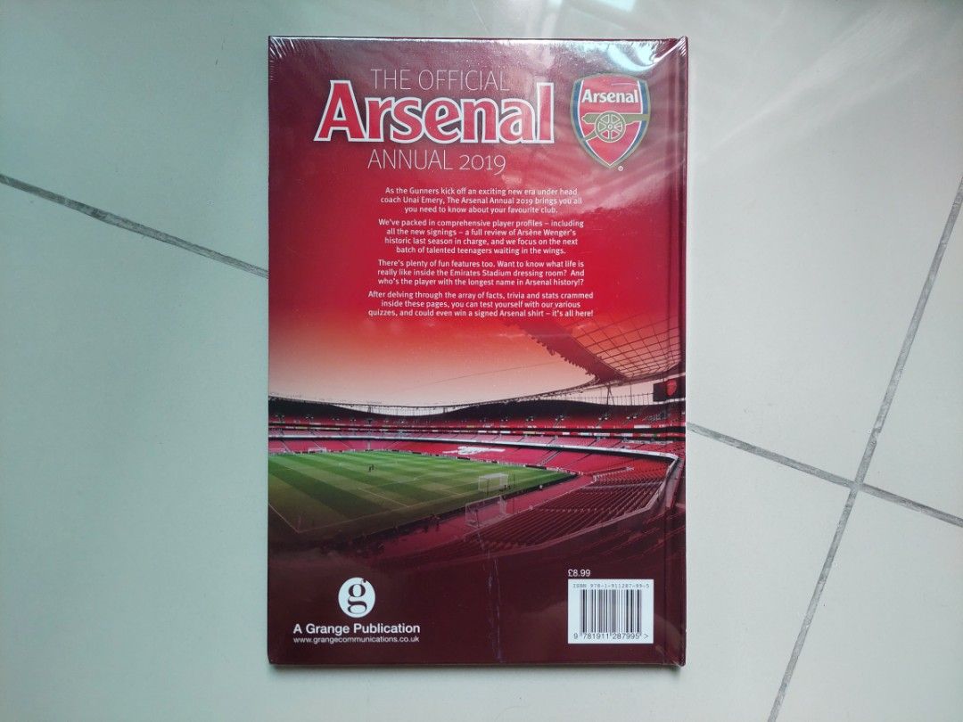 (New) The Official Arsenal Annual 2019, Hobbies & Toys, Books ...