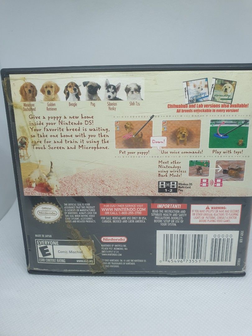 Nintendogs Dachshund & Friends (Nintendo DS), Video Gaming, Video Games ...