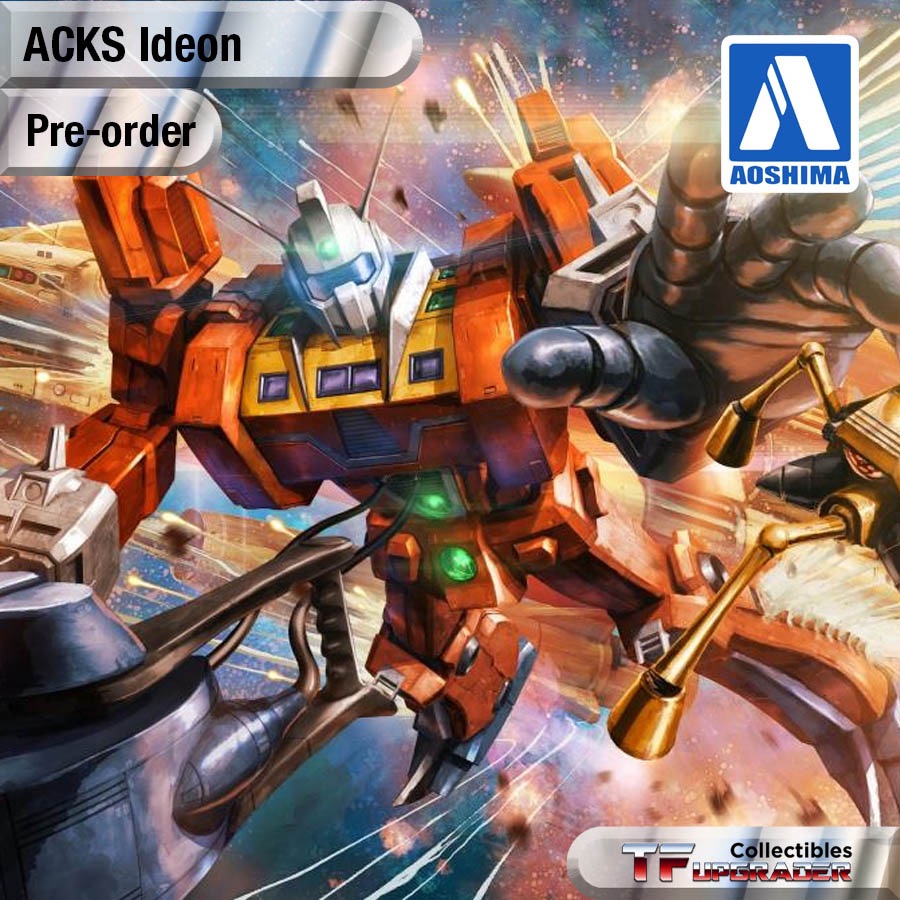 [Nov 2024] Aoshima Space Runaway Ideon 1/450 ACKS Ideon (Anime Color ...