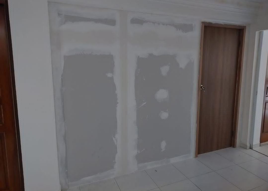 Partition work/ electrical rewiring and installation/ Plaster/ L box ...