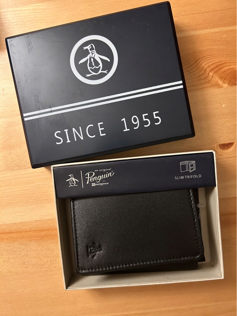 Penguin Slim Trifold Wallet, Men's Fashion, Watches & Accessories ...