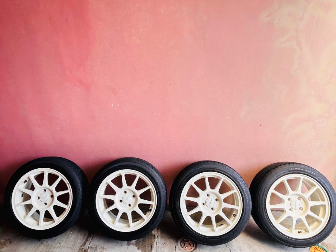 PRELOVED Rota R-Spec with Arivo Ultra Tyres, Car Parts & Accessories ...