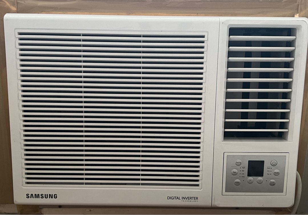 Samsung Window Type Digital Inverter Aircon 1.5HP, TV & Home Appliances ...
