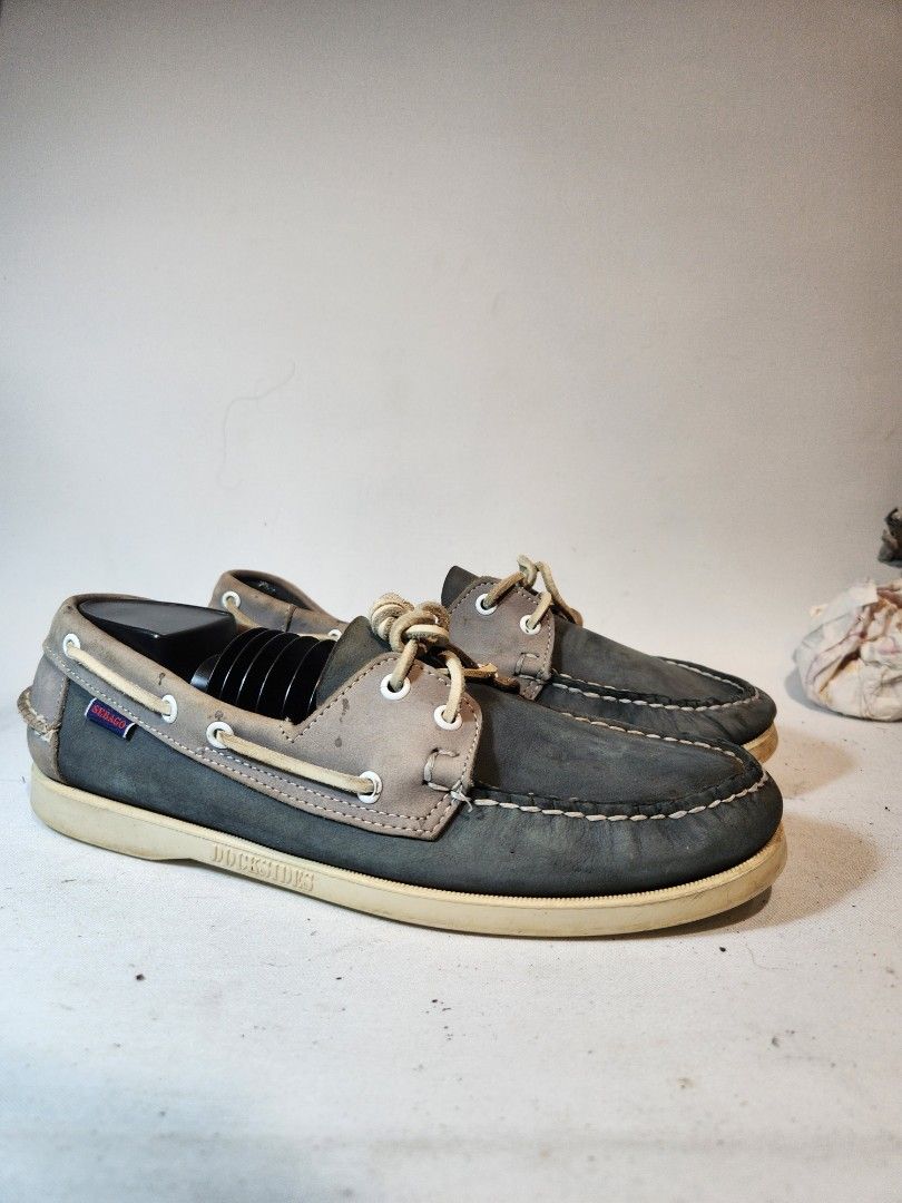 SEBAGO DOCKSIDERS MEN HOMMES MADE IN DOMINICA, Fesyen Pria, Sepatu ...