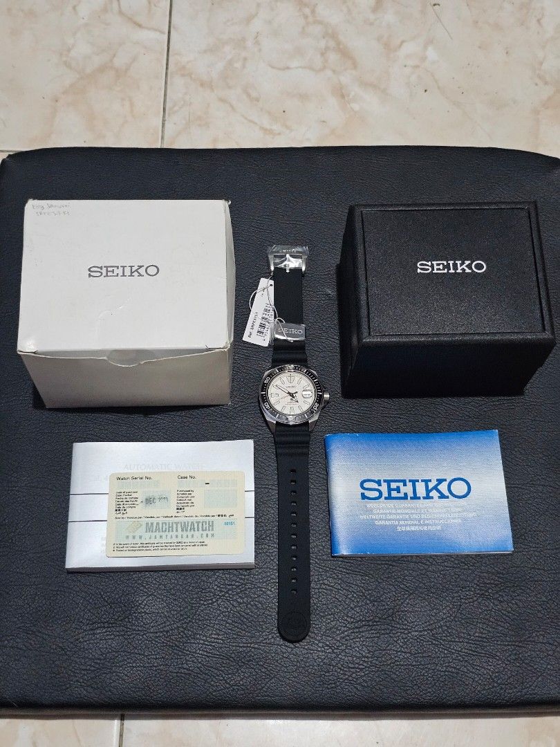 Seiko Prospex King Samurai Srpe37k1 Automatic Original NOT skx009 skx007 sports 5 pepsi monster ...
