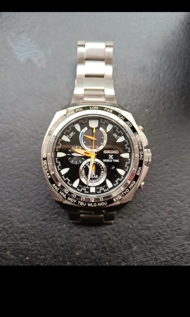 Seiko WorldTimer, Men's Fashion, Watches & Accessories, Watches on Carousell