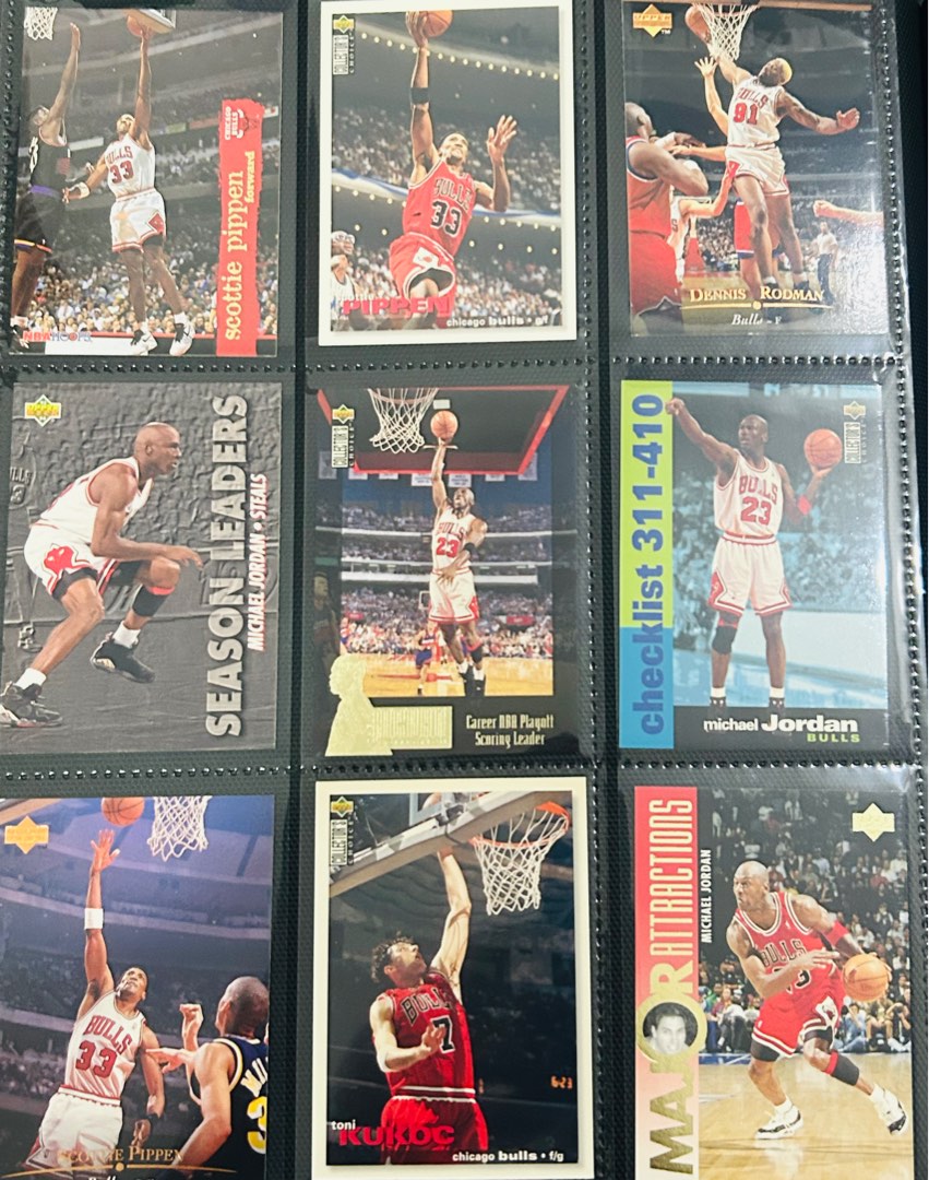 Set of assorted 1990s NBA Cards, Hobbies & Toys, Memorabilia ...