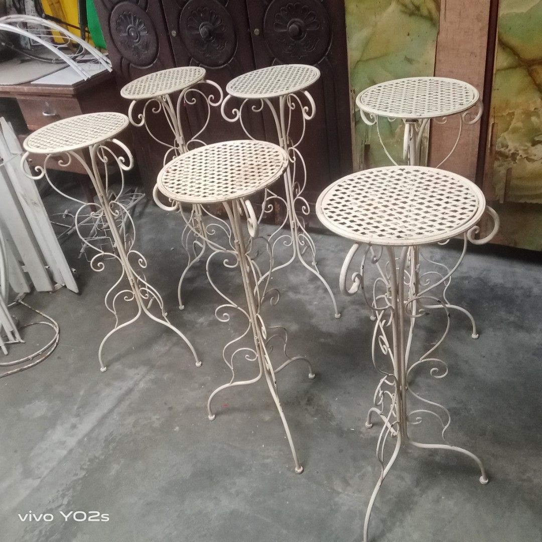 Vintage Stand kerawang Besi, Furniture & Home Living, Home Decor, Other ...