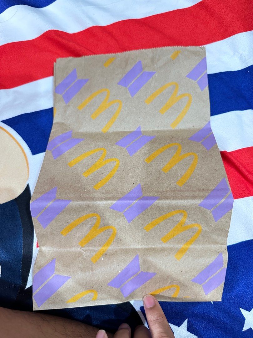 The BTS meal MCD paper bag, Hobbies & Toys, Stationery & Craft, Craft ...