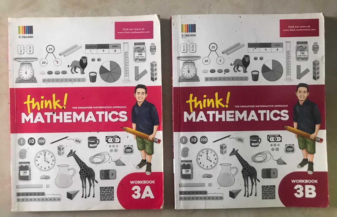 Think Mathematics 3A and 3B Workbook, Hobbies & Toys, Books & Magazines ...