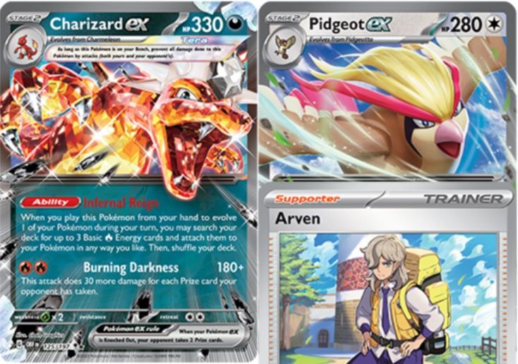 [Updated for Journey Together] Pokemon TCG Charizard ex Pidgeot ex Deck ...