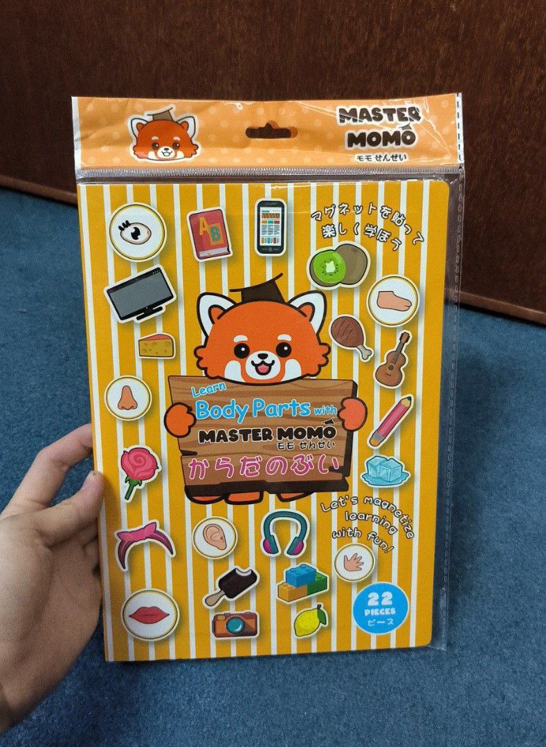 Toysrus Master Momo Magnetic Learning book - time - counting - dinosaur ...