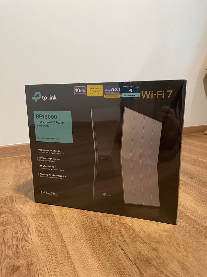 TP-Link Archer BE805 Wi-fi 7 Router, Computers & Tech, Parts ...