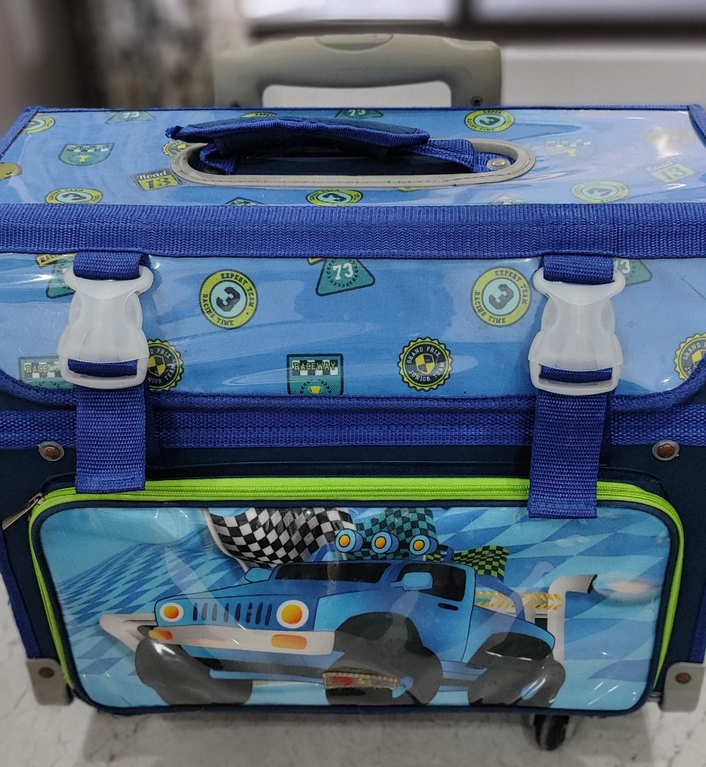 Trolley School Bag Box-type High Capacity 50kg Aluminum 6-Wheel ...