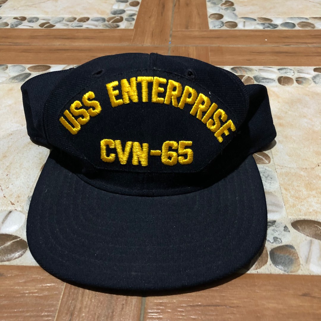USS ENTERPRISE CVN-65 HATS, Men's Fashion, Watches & Accessories, Caps ...