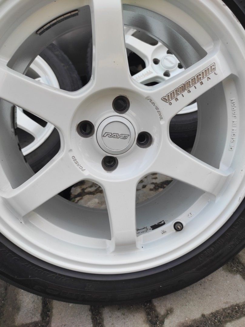 Velg Rays Te37 Volk racing R17 Original made in japan, Aksesoris Mobil ...
