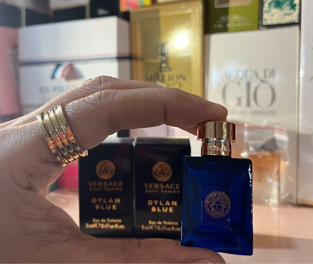 Versace Dylan Blue mini for Men, Beauty & Personal Care, Fragrance ...
